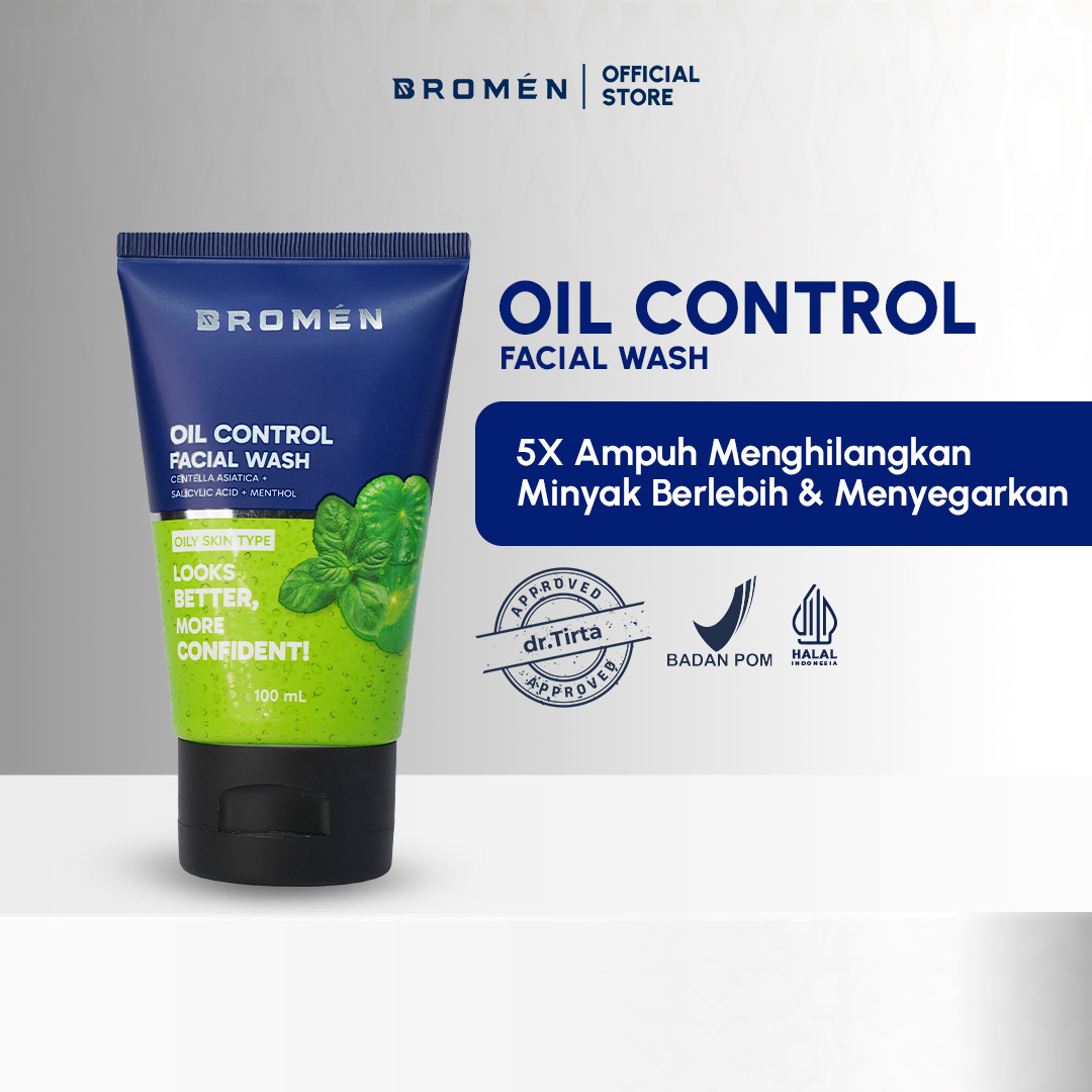 Bromen - Oil Control Facial Wash - Satuan - Bromen