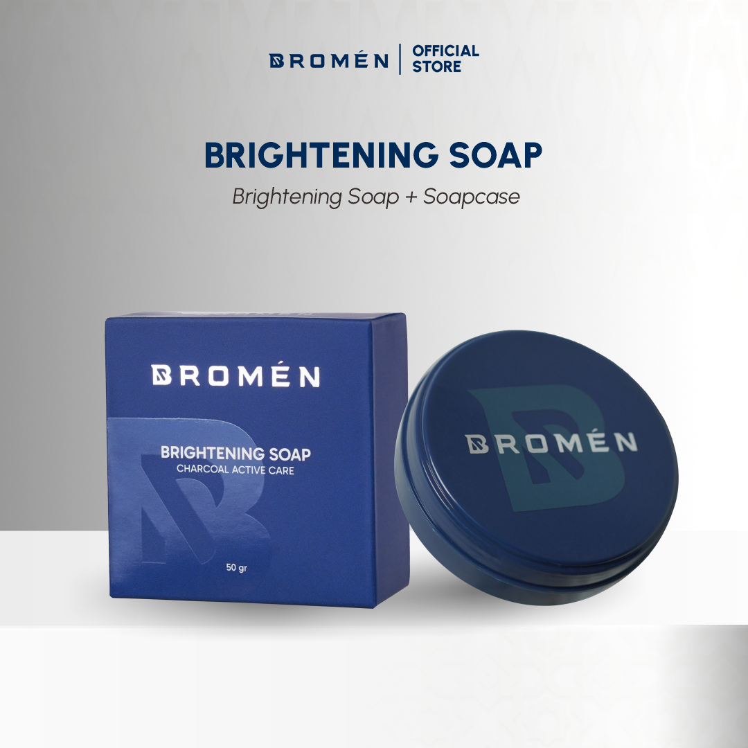 Bromen - Brightening Soap + Tempat Sabun - Bundling - Bromen
