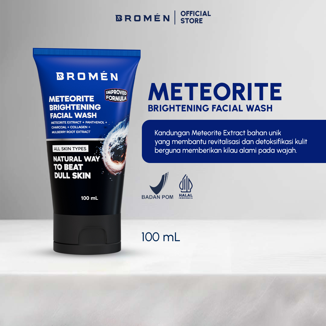 [NEW IMPROVED FORMULA] Bromen - Meteorite Brightening Facial Wash 100 ...